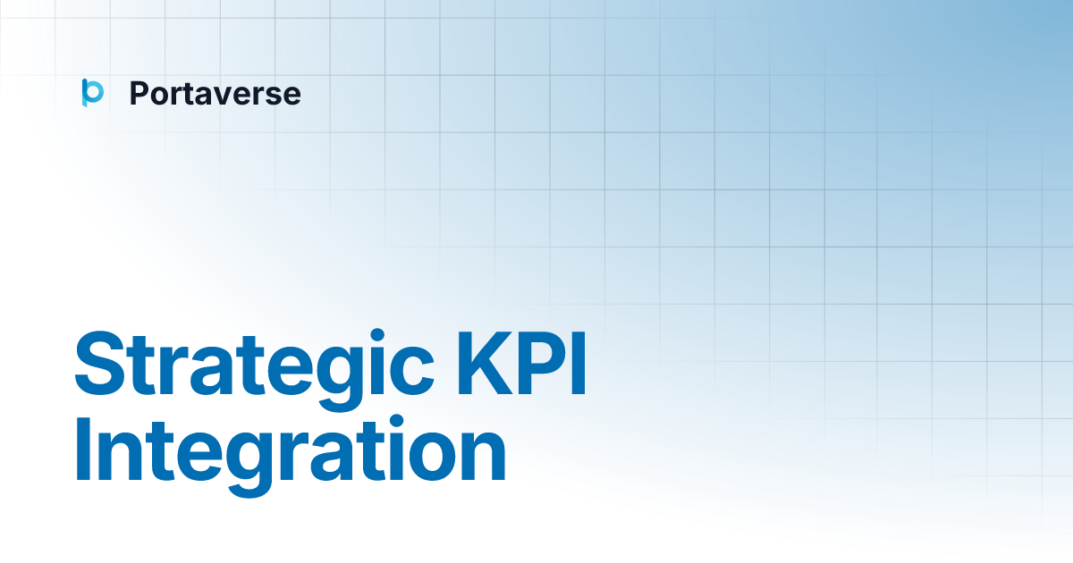 Strategic KPI Integration | Portaverse