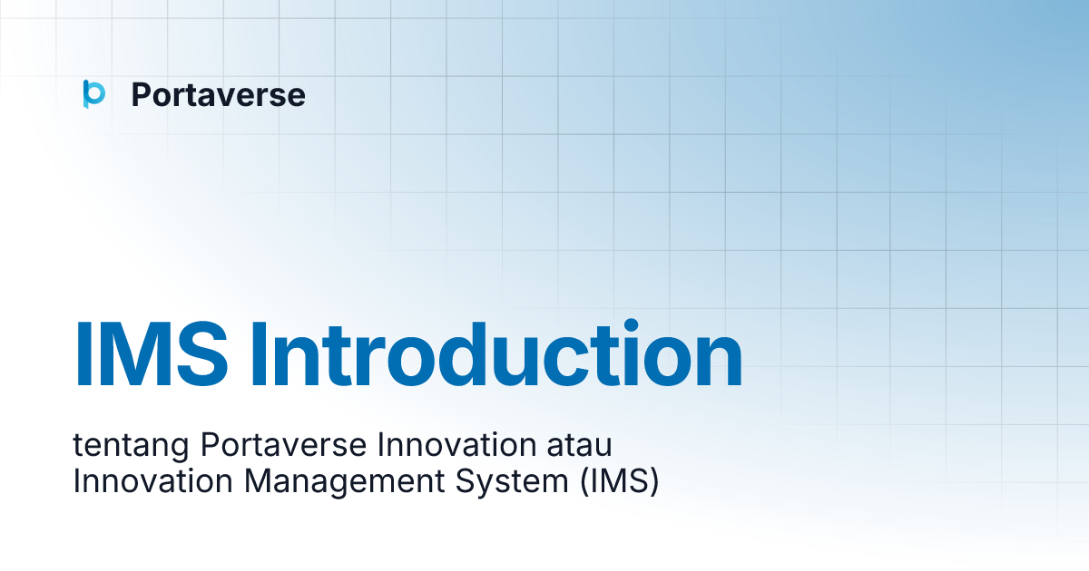 IMS Introduction | Portaverse